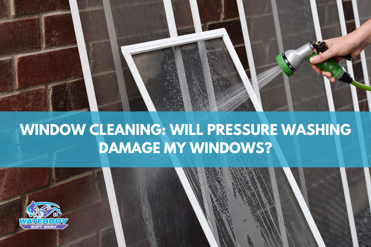Window Cleaning: Will Pressure Washing Damage My Windows? | Water Boy ...